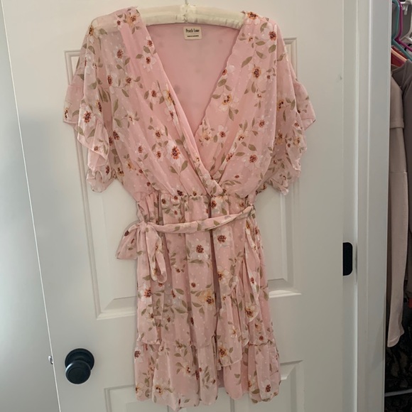 peach lane | Dresses | Spring Wrap Dress | Poshmark